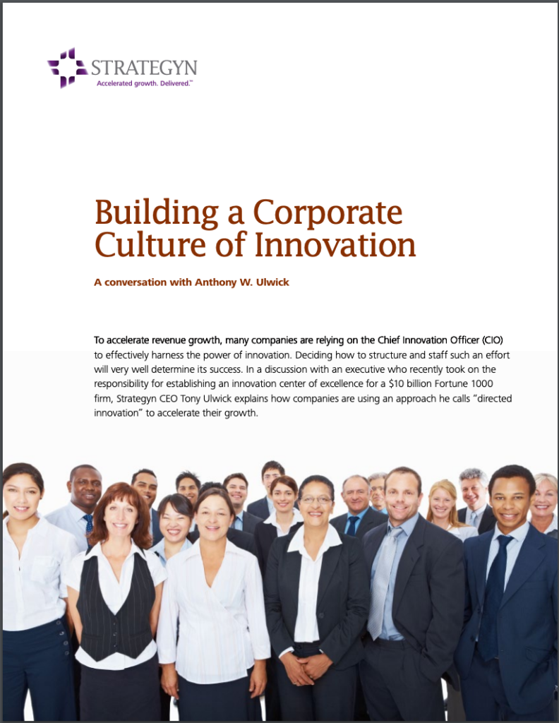 Building a Corporate Culture of Innovation | Strategyn