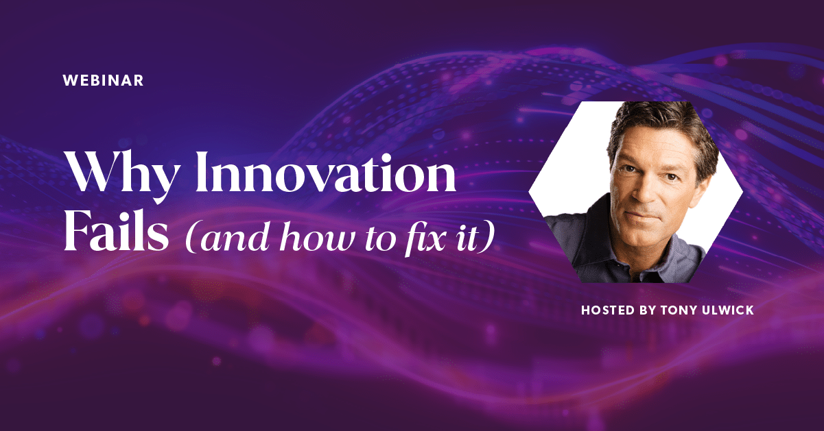 Innovation Training Webinar - Why Innovation Fails
